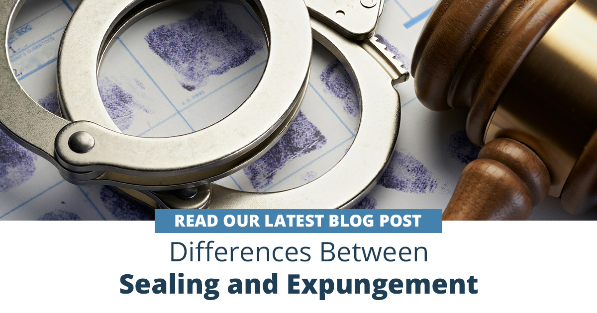 Differences Between Sealing and Expungement